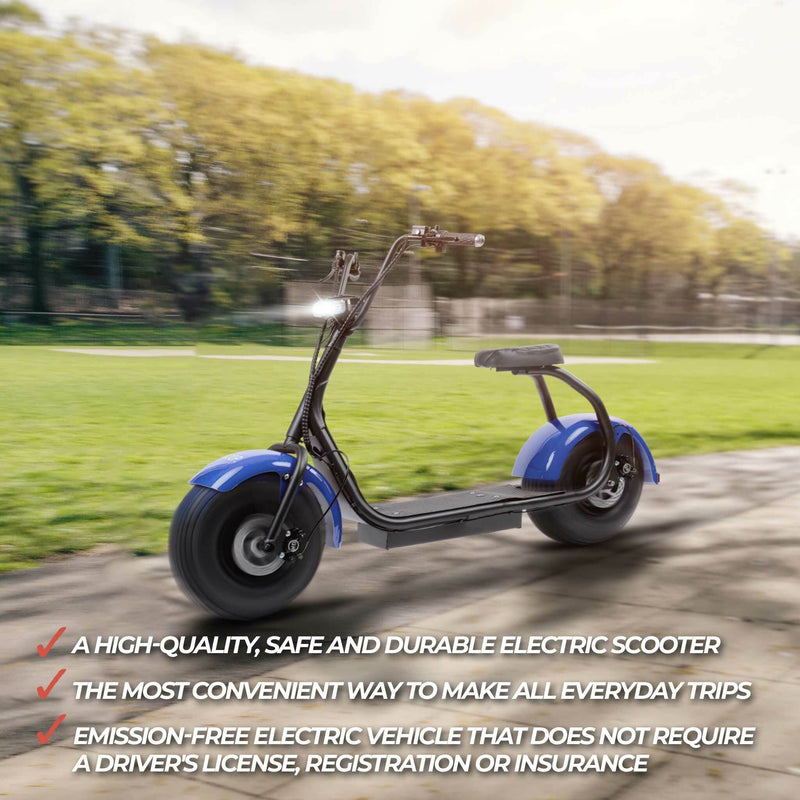 Swoop Elektrische Scooter Cruiser blauw N2 - 999,00 EUR - Nordic ProStore